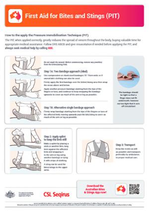 Educational Materials | Australian Bites and Stings